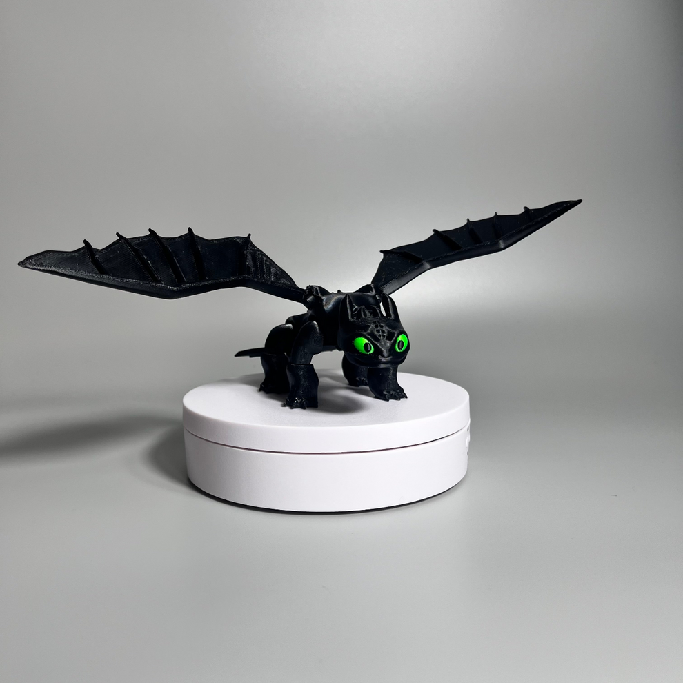 Flexi Toothless Dragon – Threedy Laboratory